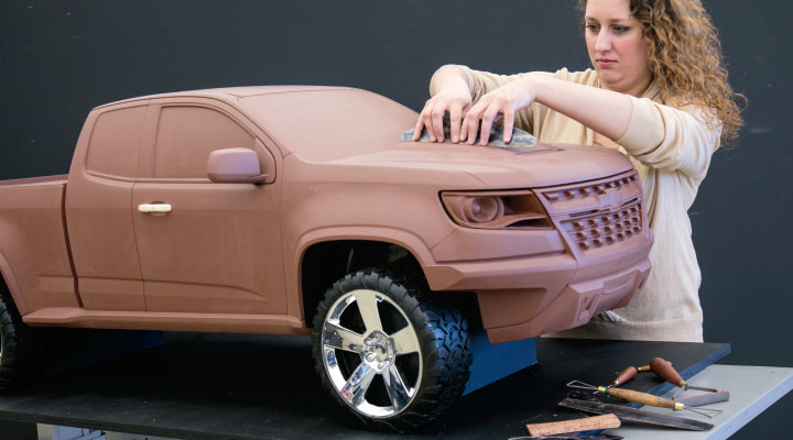Carving Clay Cars