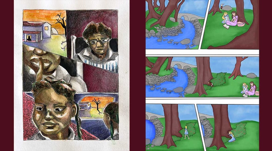 Illustrate a Literary Panel Studio Project Article for Students ...