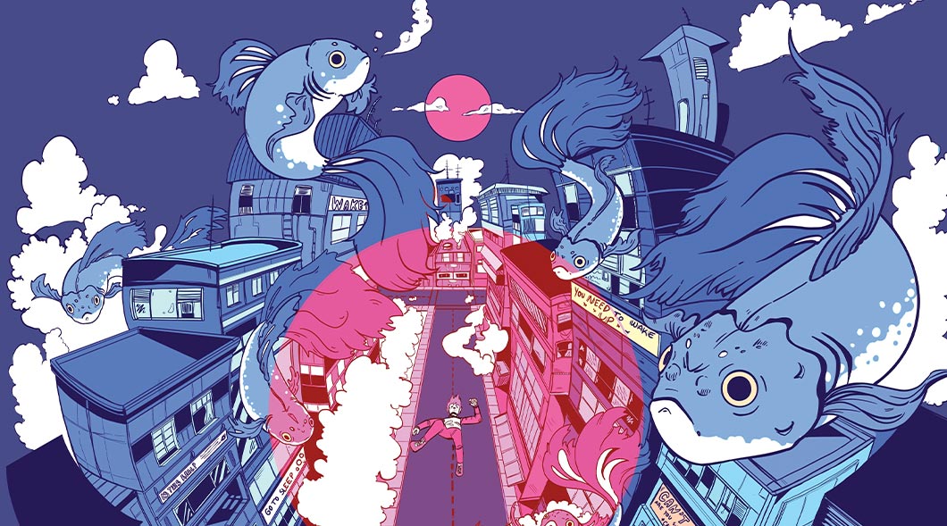 Fish Out of Water Student Artist Article for Students | Scholastic Art ...